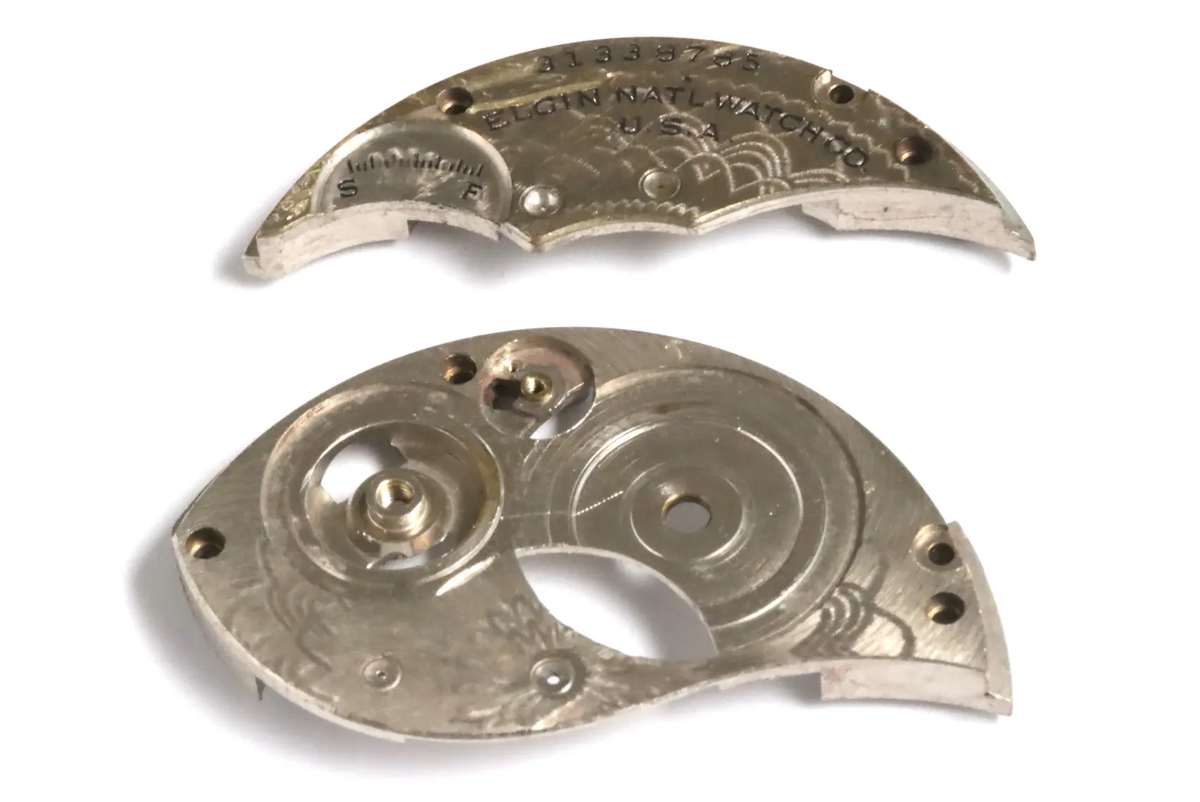 Elgin grade 301 movement bridges | Speedtimerkollektion