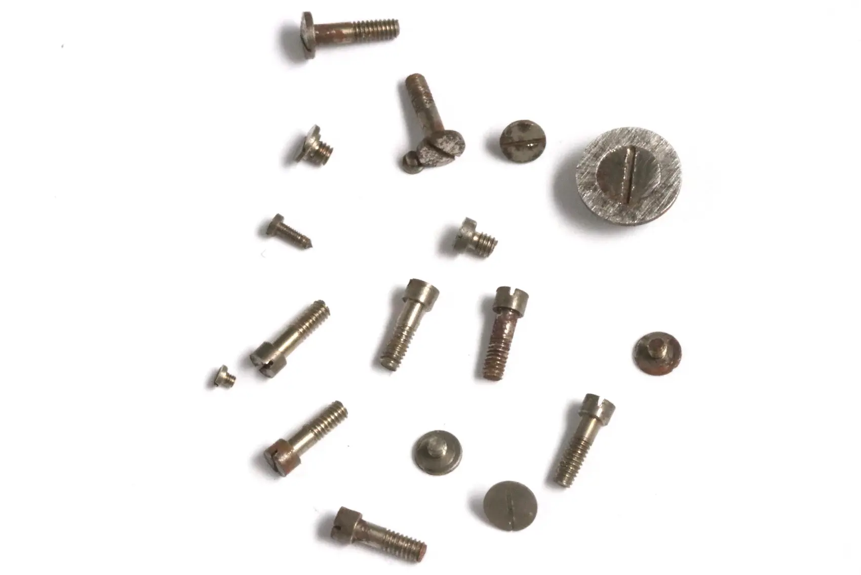 Elgin grade 315 openface movement screws | Speedtimerkollektion