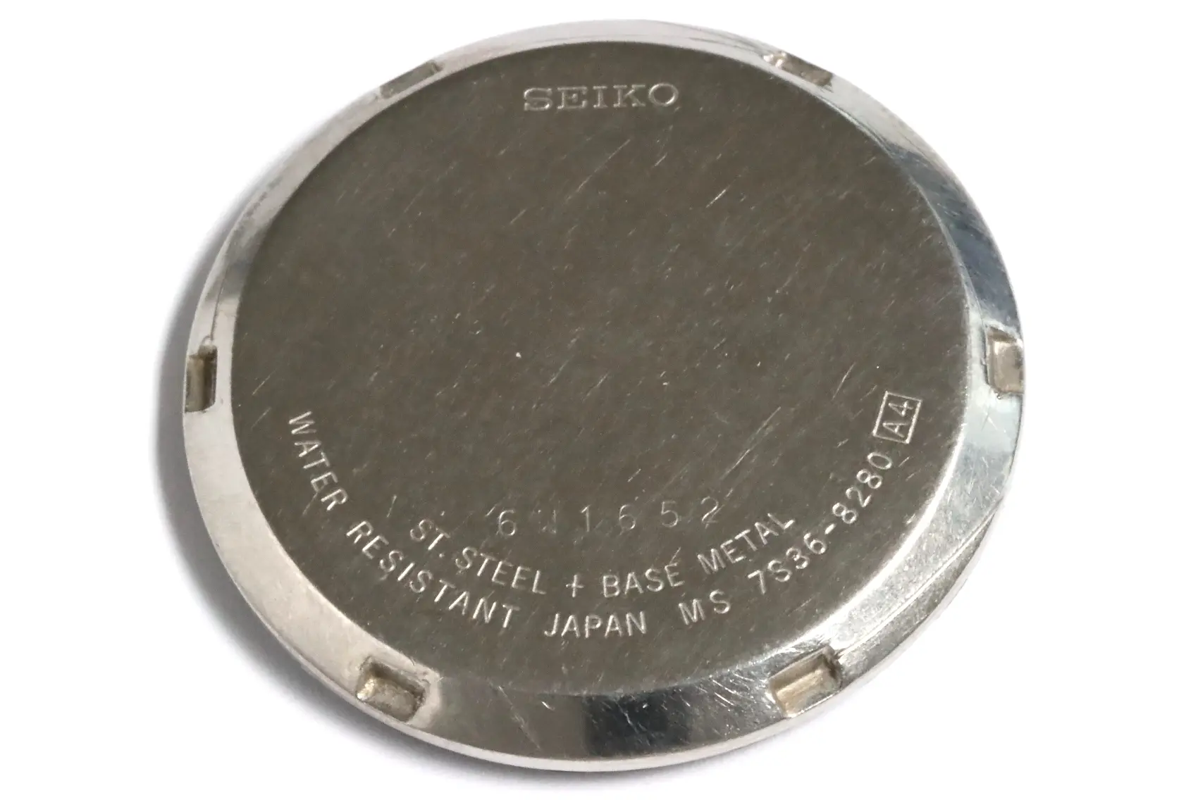 Seiko 7S36-8280 screw mens case back | Speedtimerkollektion