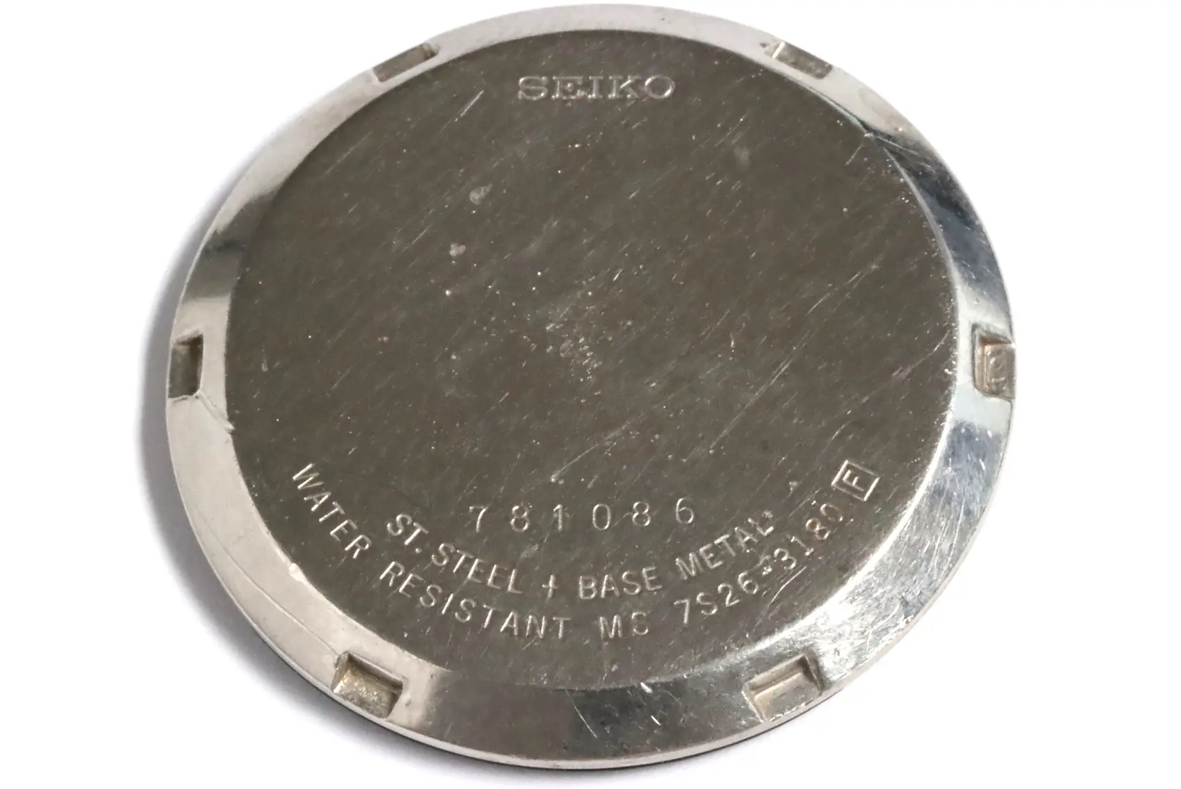 Seiko 7S26-3180 screw mens case back | Speedtimerkollektion