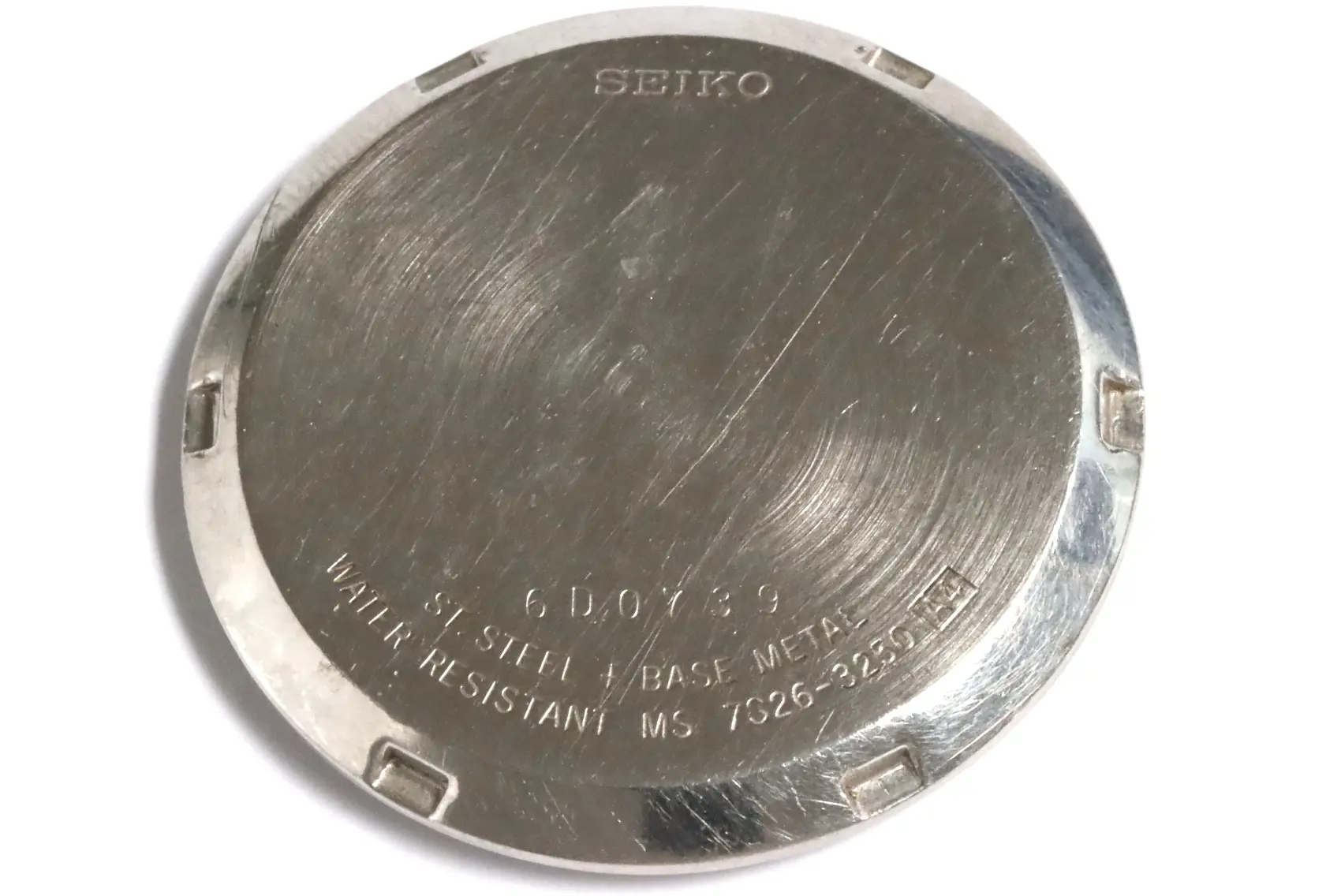 Seiko 7S26-3250 screw mens case back | Speedtimerkollektion