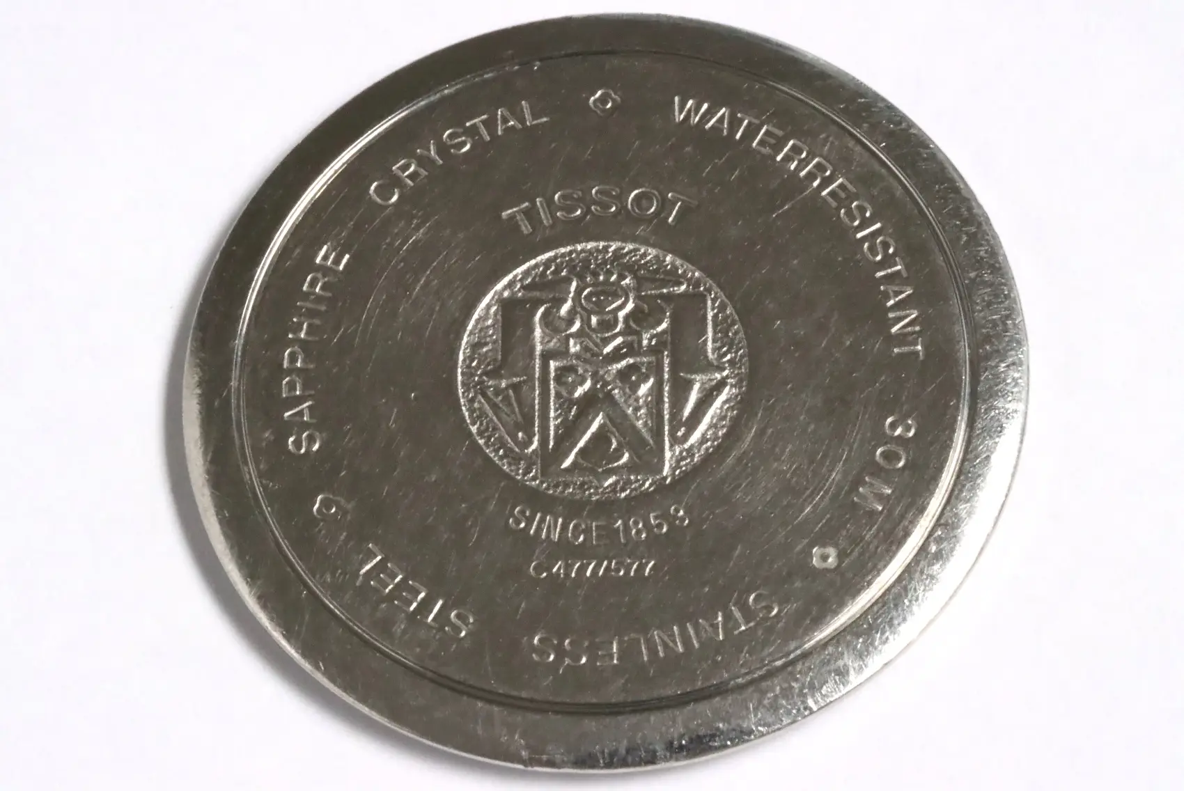 Tissot C477/577 snap-on case back | Speedtimerkollektion