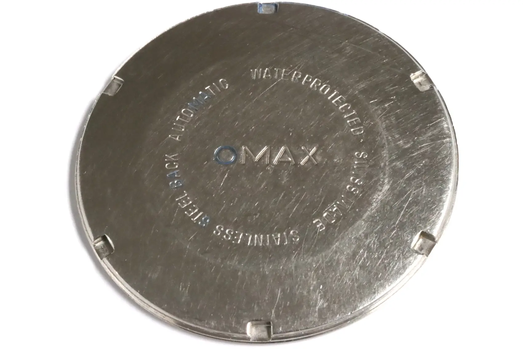 Omax stainless steel screw case back | Speedtimerkollektion