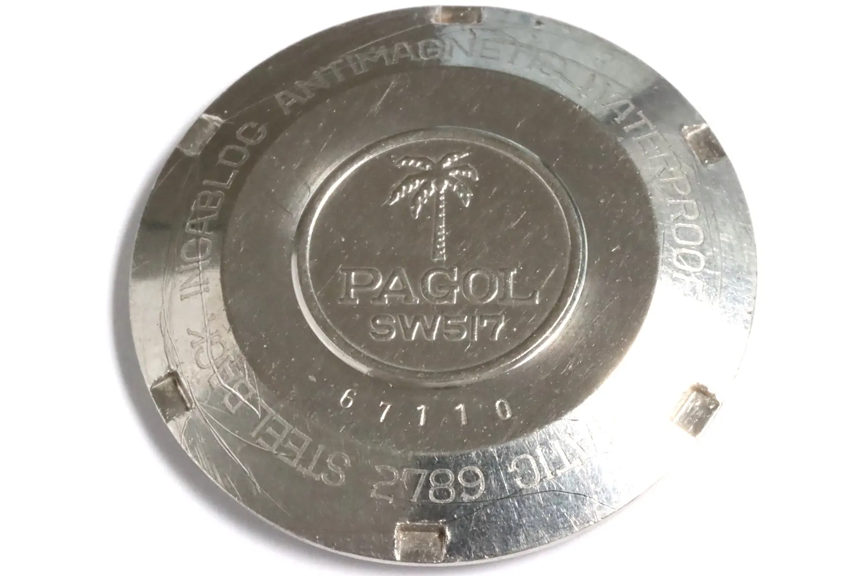 Pagol SW517 screw case back | Speedtimerkollektion