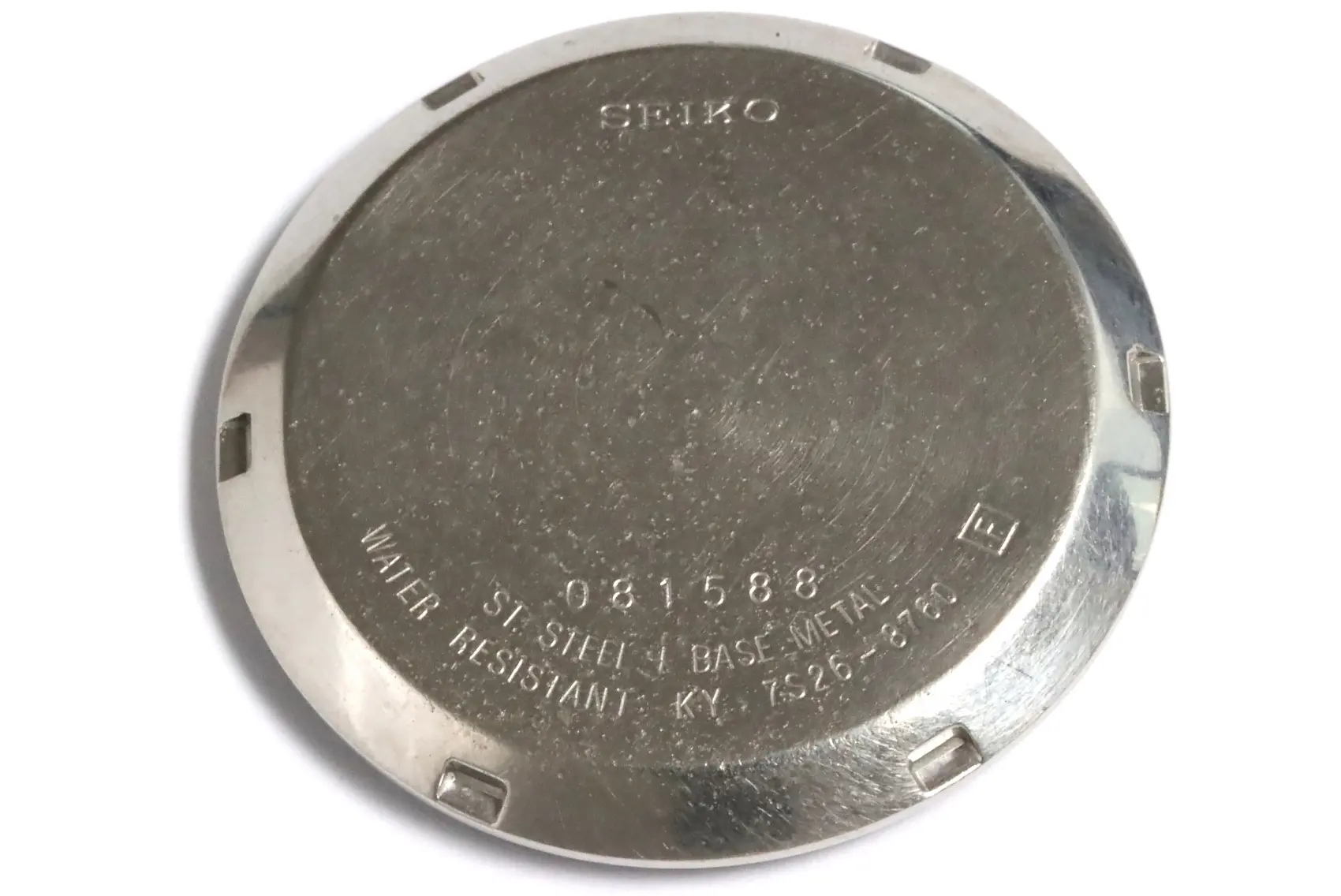 Seiko 7S26-8760 screw case back | Speedtimerkollektion