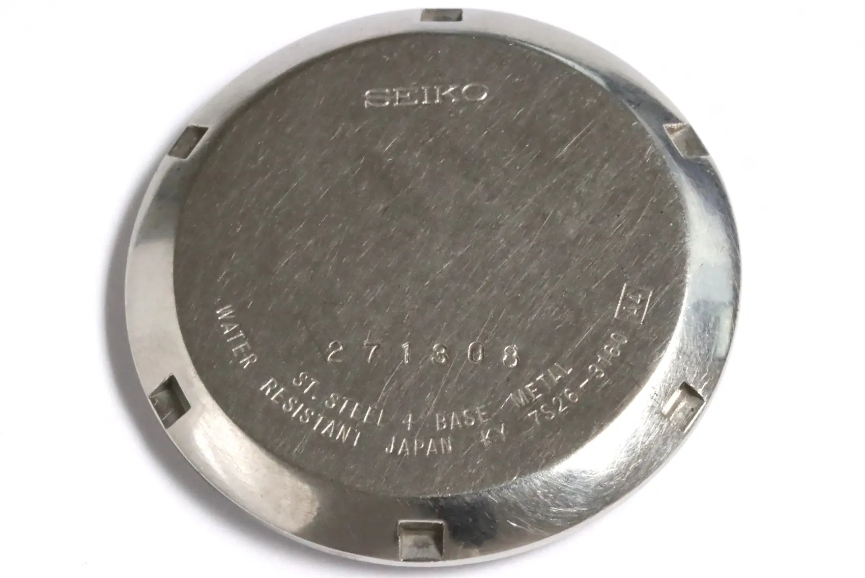 Seiko 7S26-3160 screw case back | Speedtimerkollektion