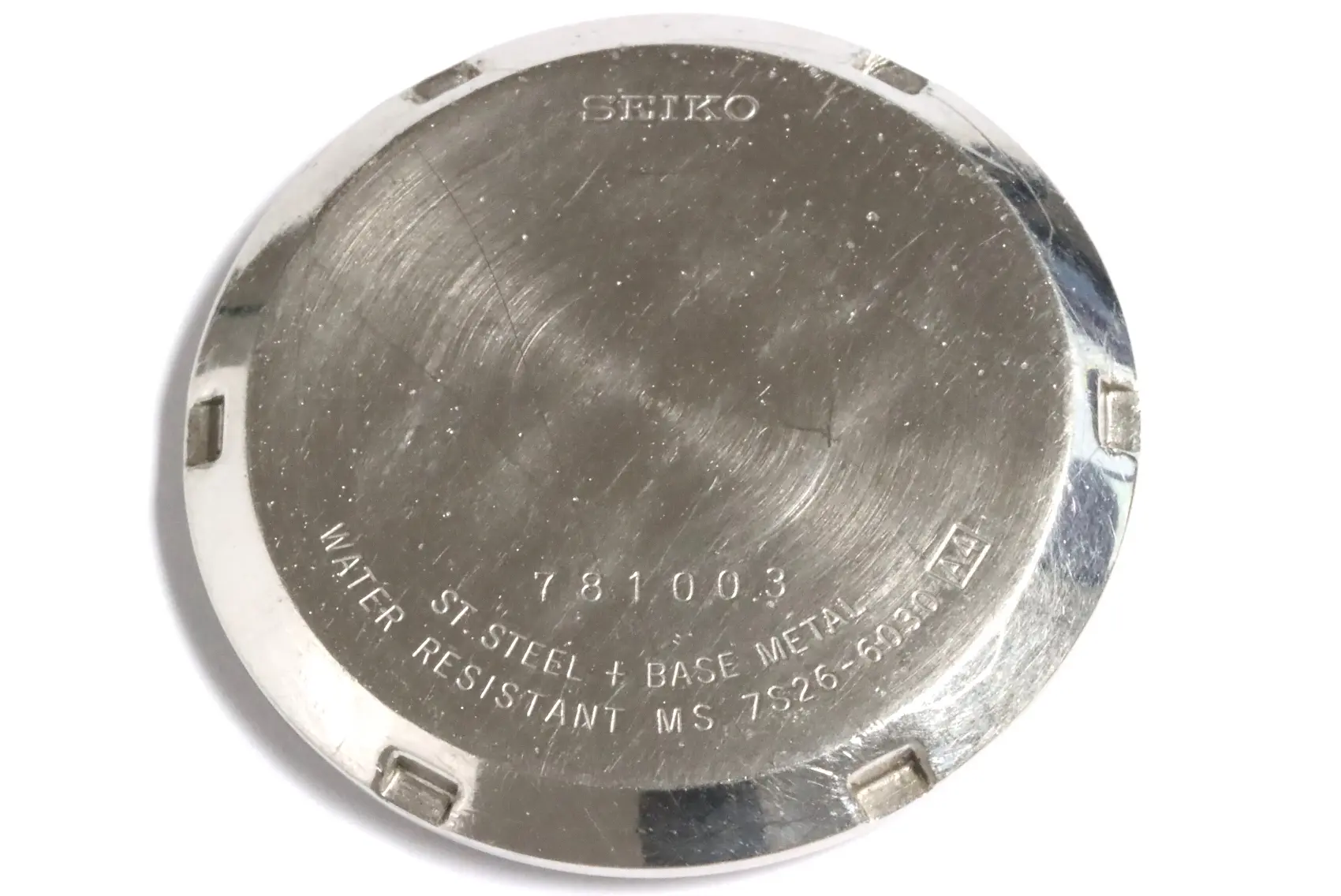 Seiko 7S26-6030 screw case back | Speedtimerkollektion