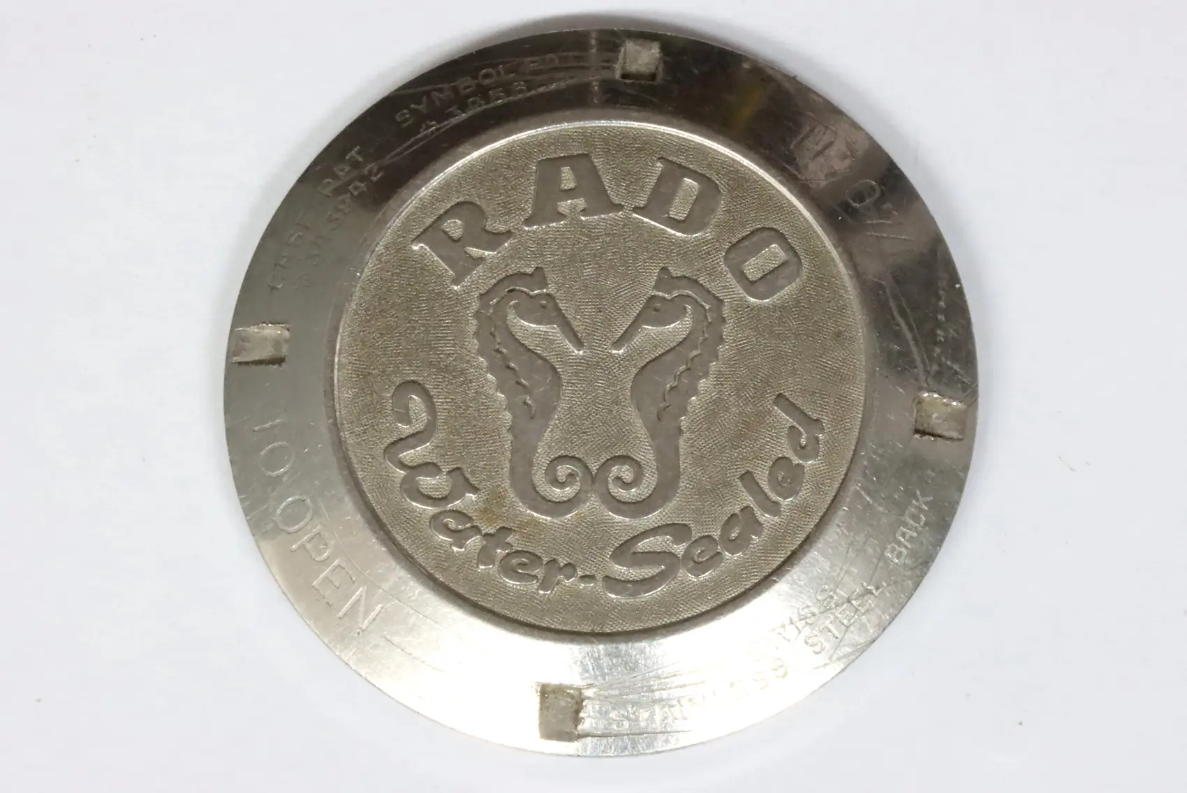 Rado water sealed case back for restore | Speedtimerkollektion