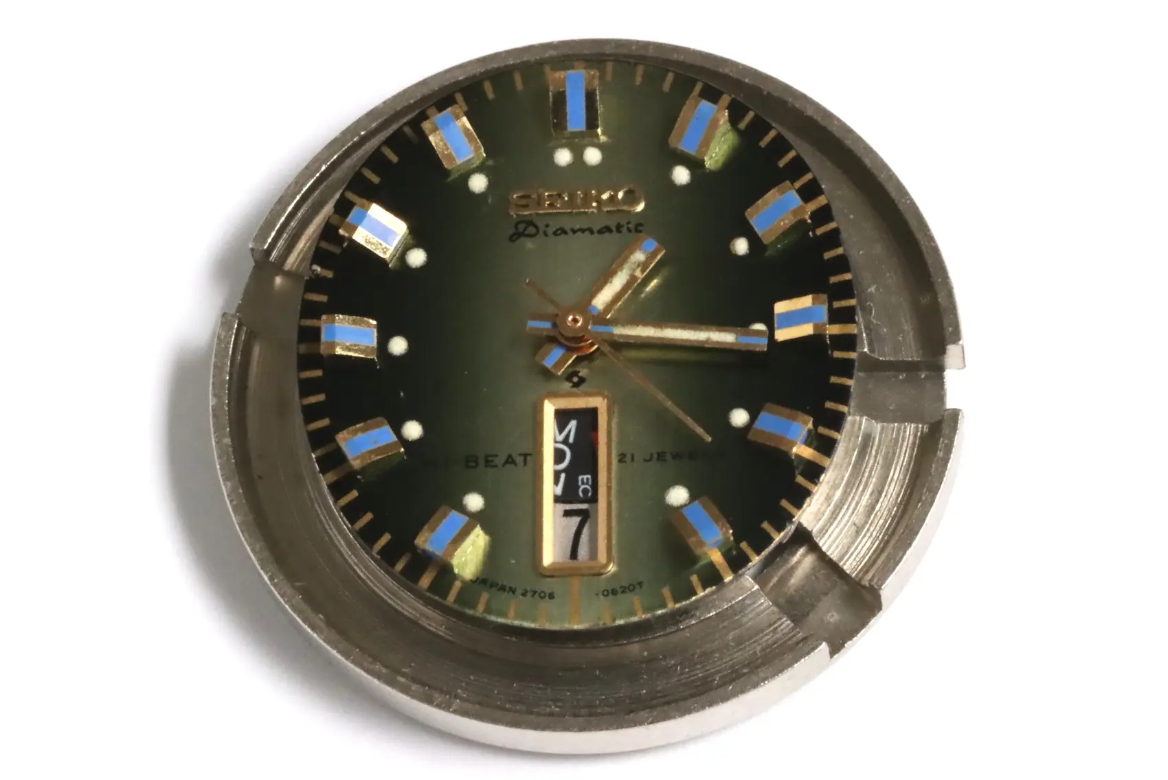 Seiko 2706A diamatic ladies movement for spares restore ...