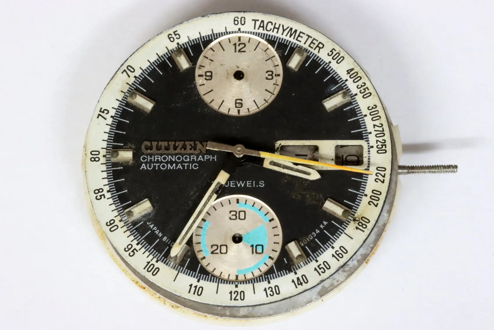 Citizen incomplete 8110A chronograph movement | Speedtimerkollektion
