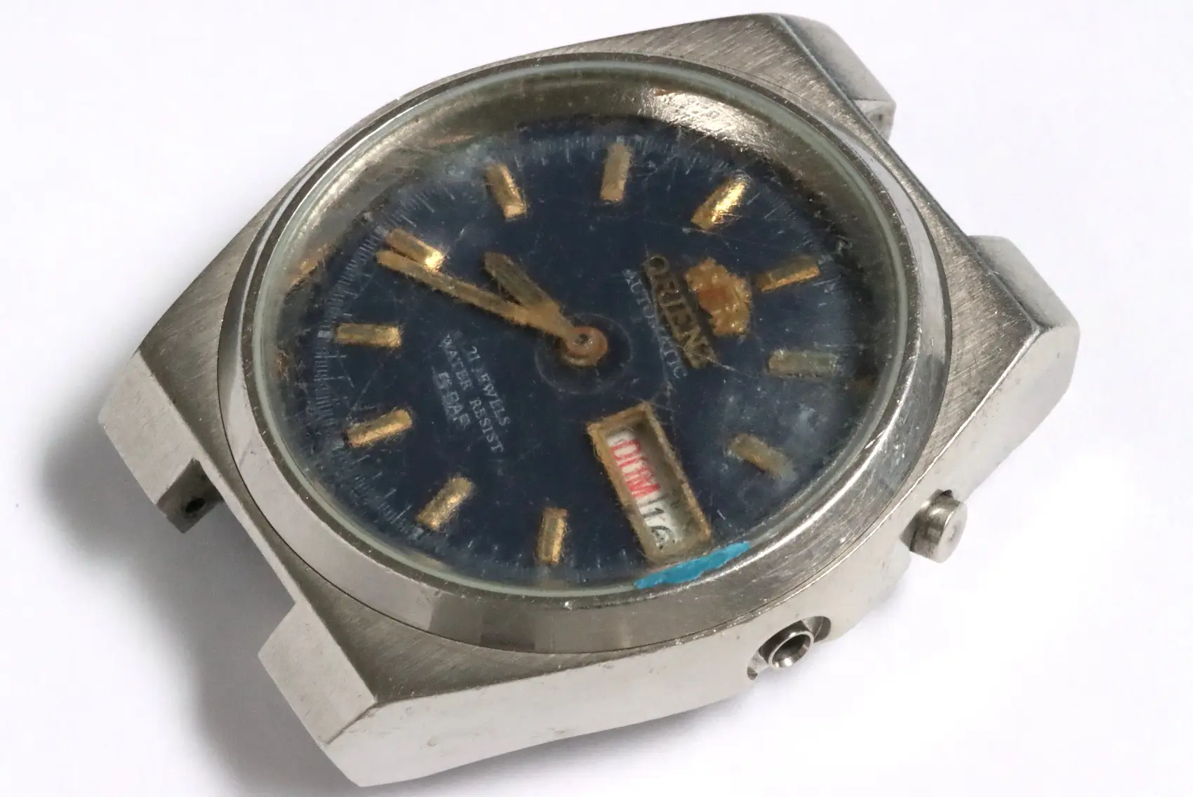 Orient 4694 incomplete men's watch for spares restore ...