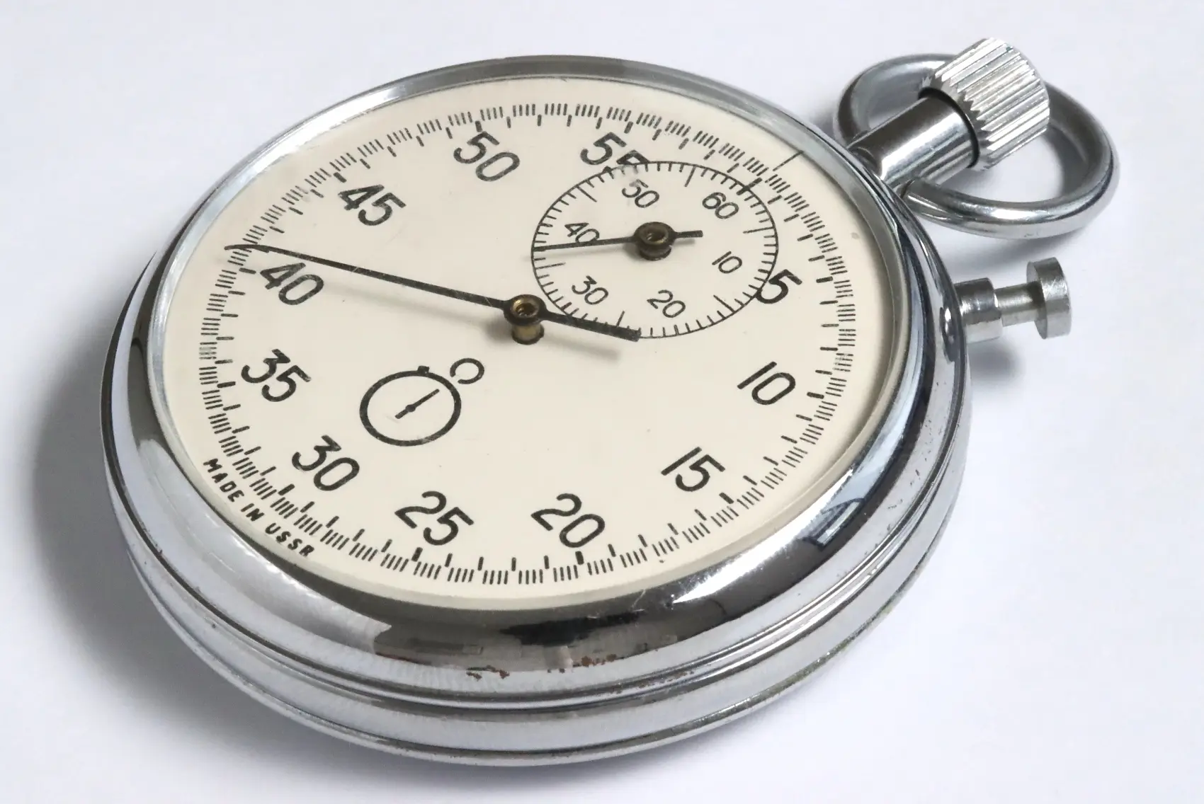 Agat Russian 4295 manual wind stopwatch | Speedtimerkollektion