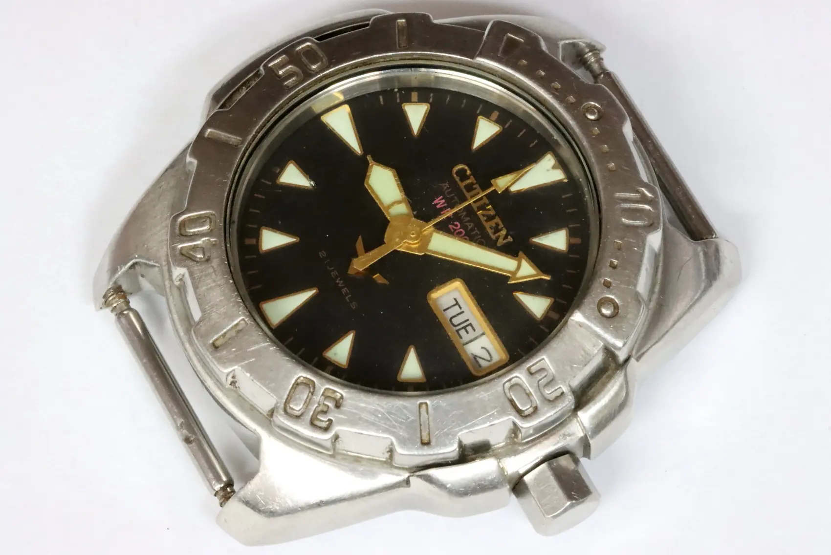 Citizen 8200 club marine men's watch for spares restore ...