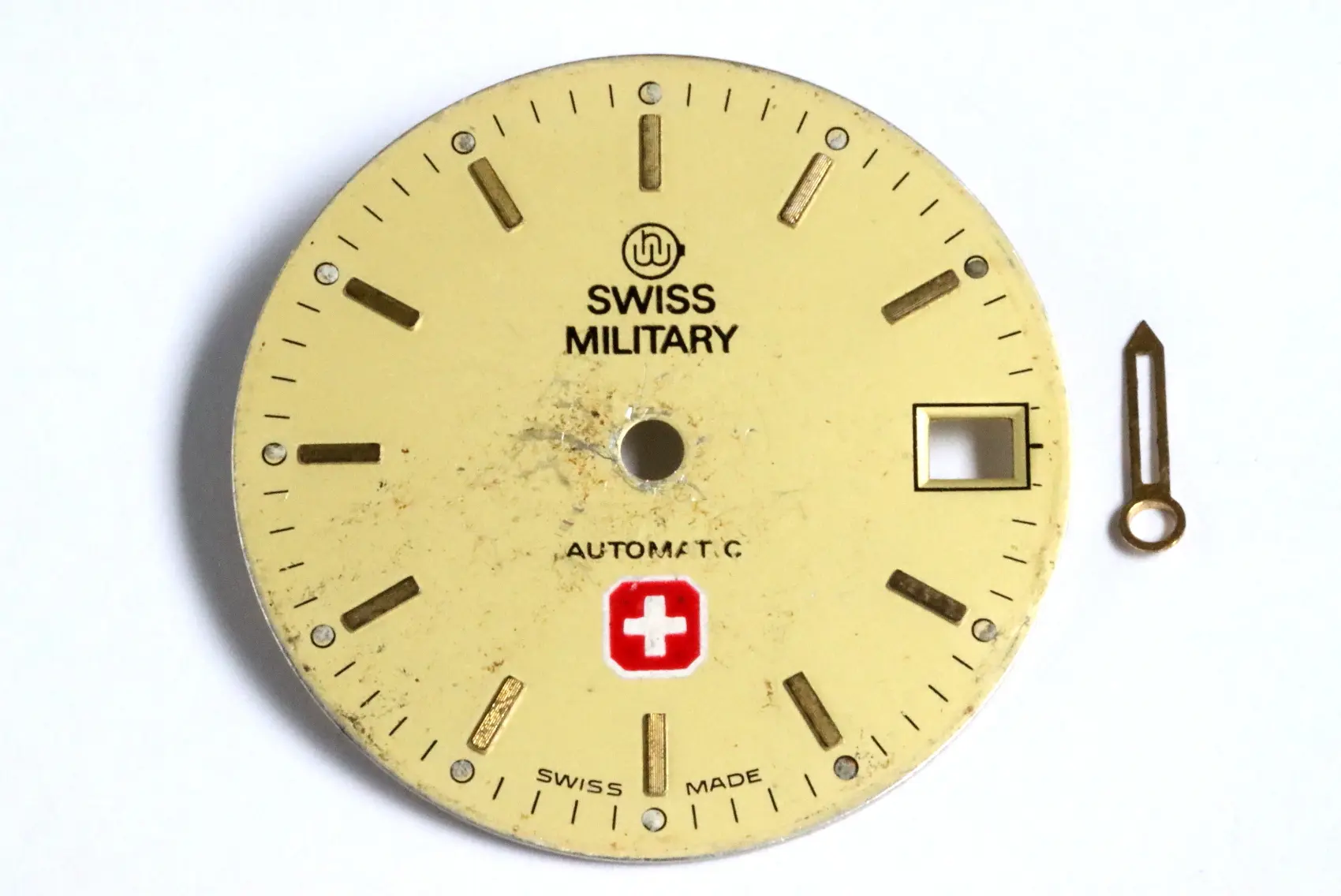 Swiss Military ETA 2846 (21 jewels) dial for restore | Speedtimerkollektion