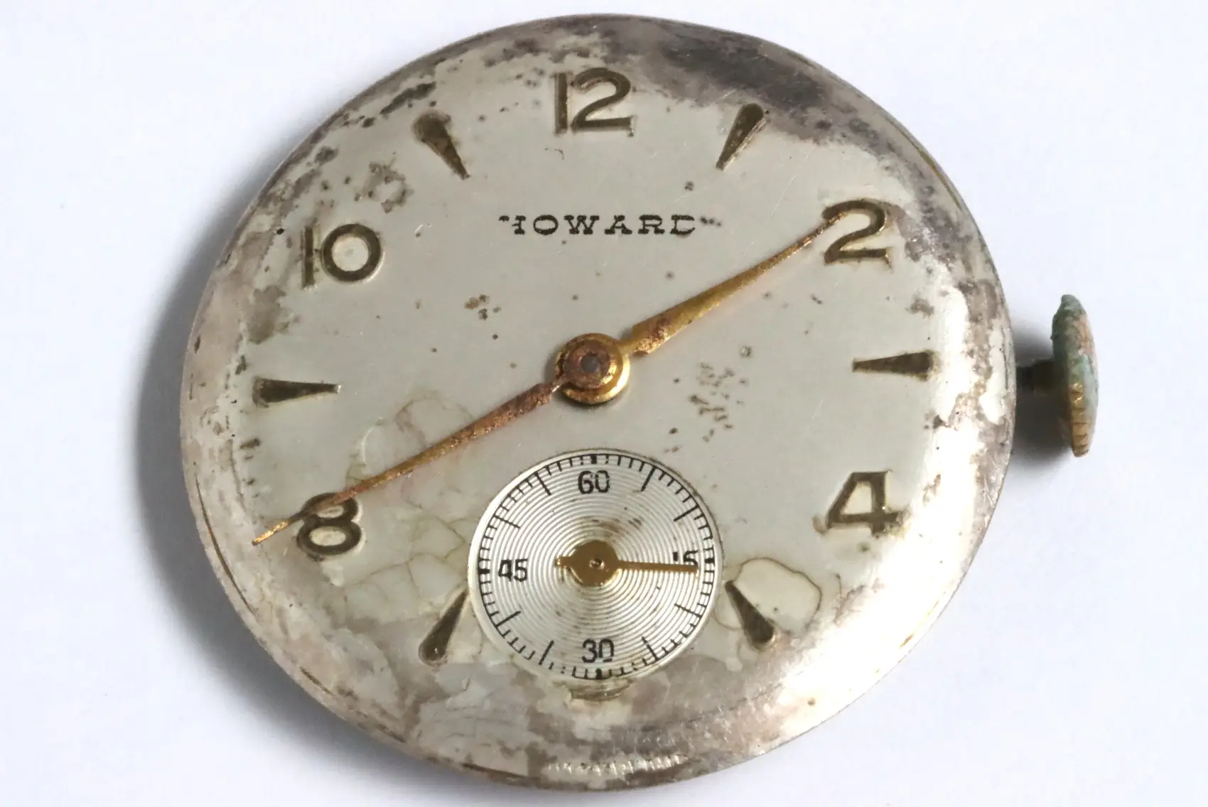 Howard Banner Swiss handwind movement with broken balance ...