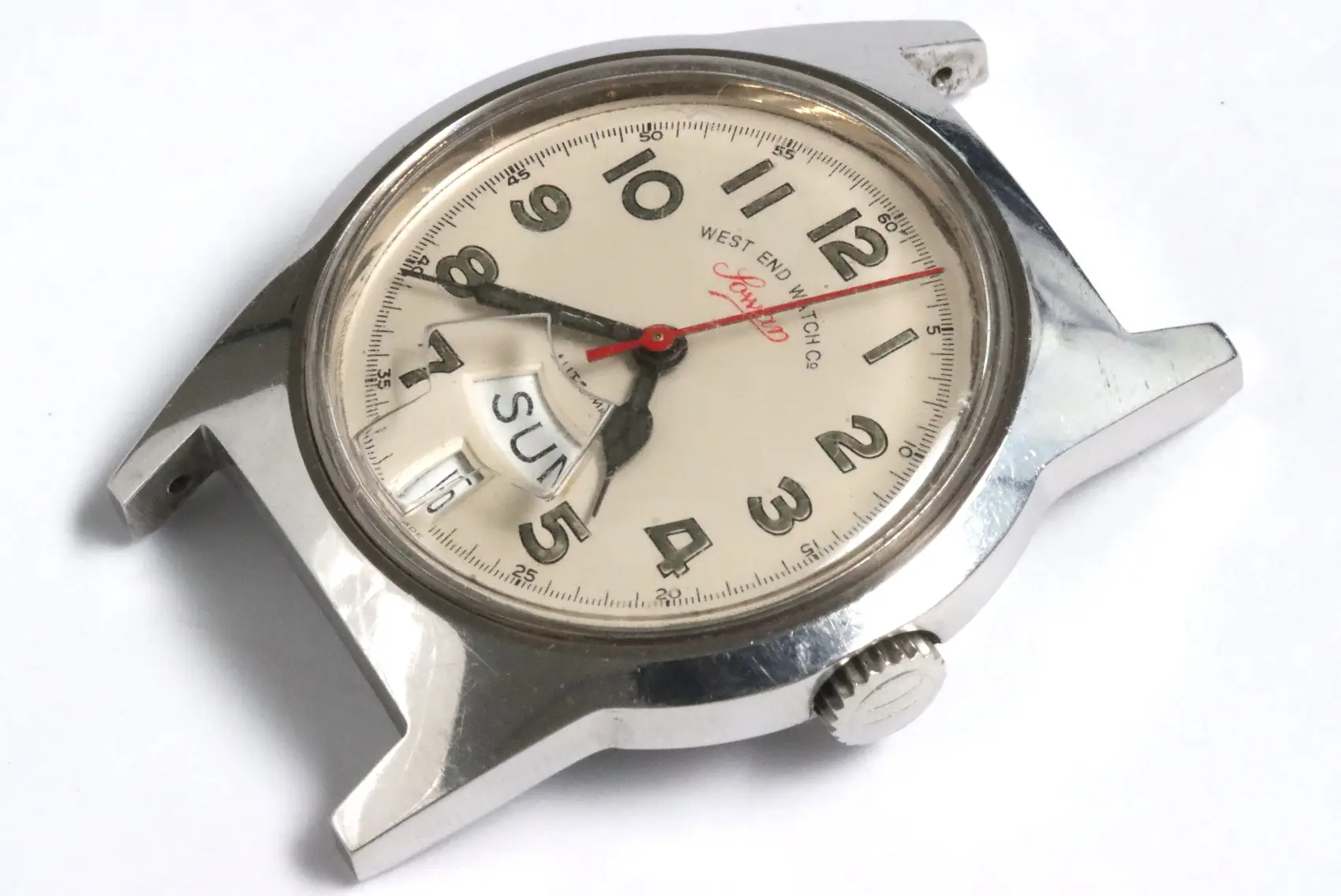 West end Watch Lowan ETA 2836-2 men's watch for spares restore ...