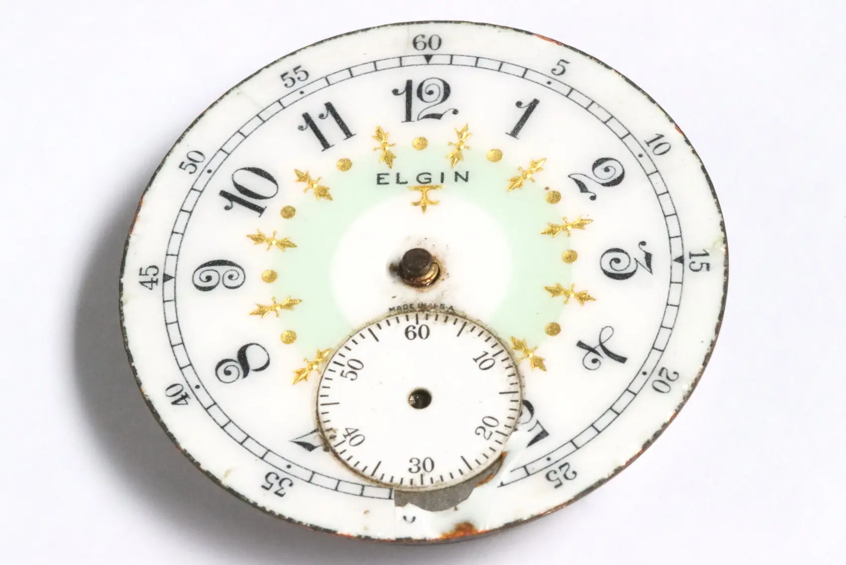 Elgin grade 286 pocket watch movement for spares restore ...