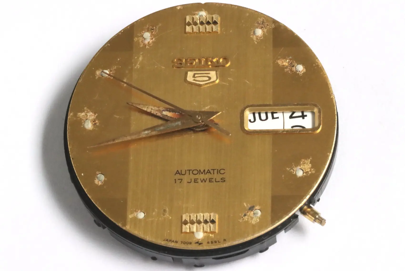 Seiko 7S26A automatic movement with 7009A rotor | Speedtimerkollektion