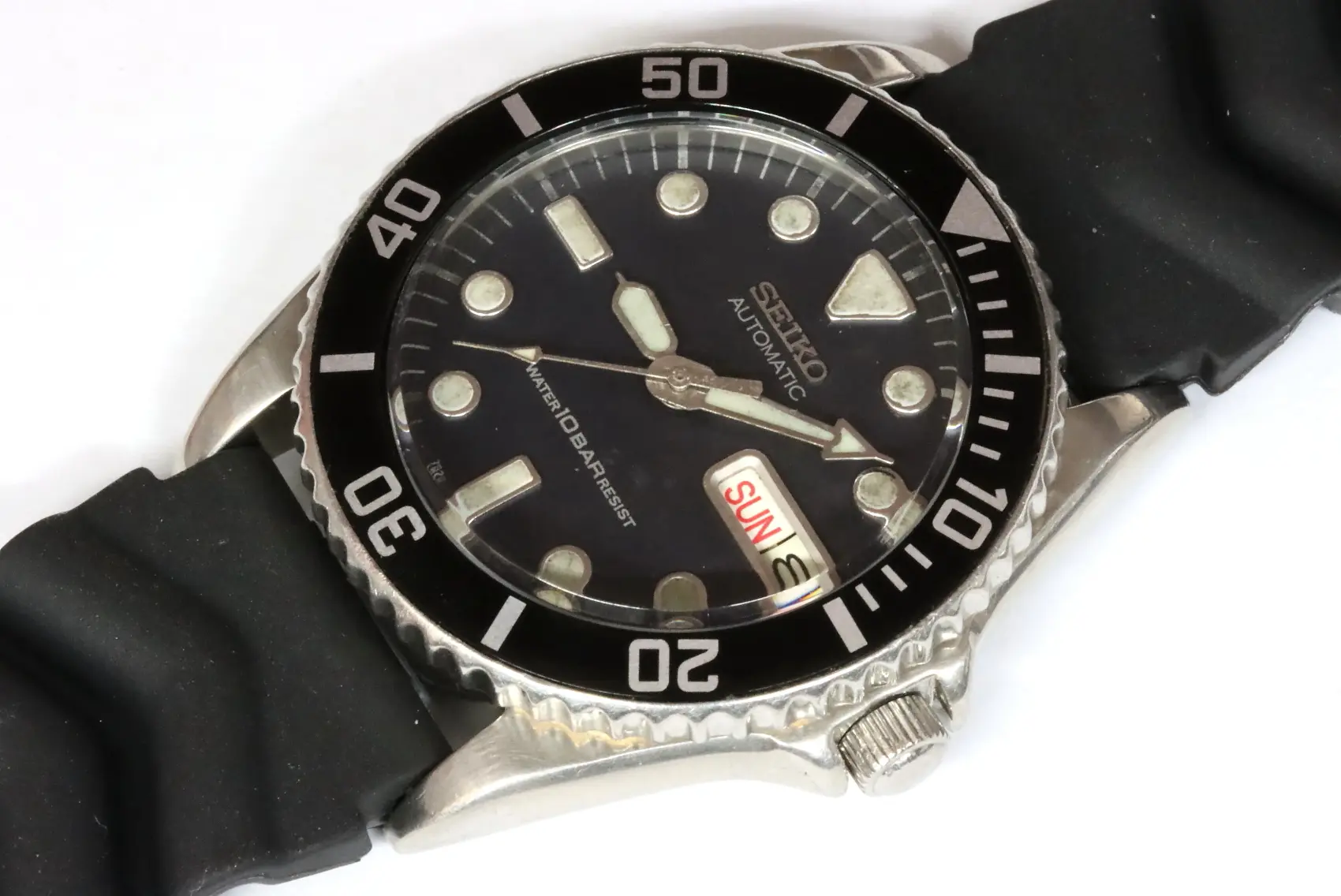Seiko 10bar 7S26-0050 SKX023 midsize diver's watch | Speedtimerkollektion