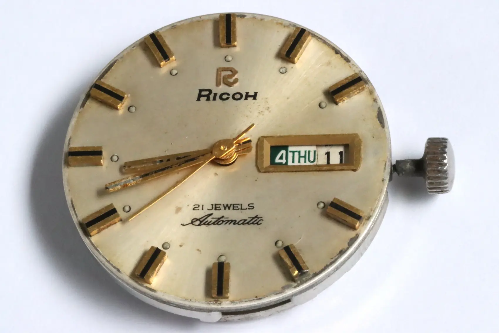 Ricoh 21 jewels automatic movement for spares restore ...