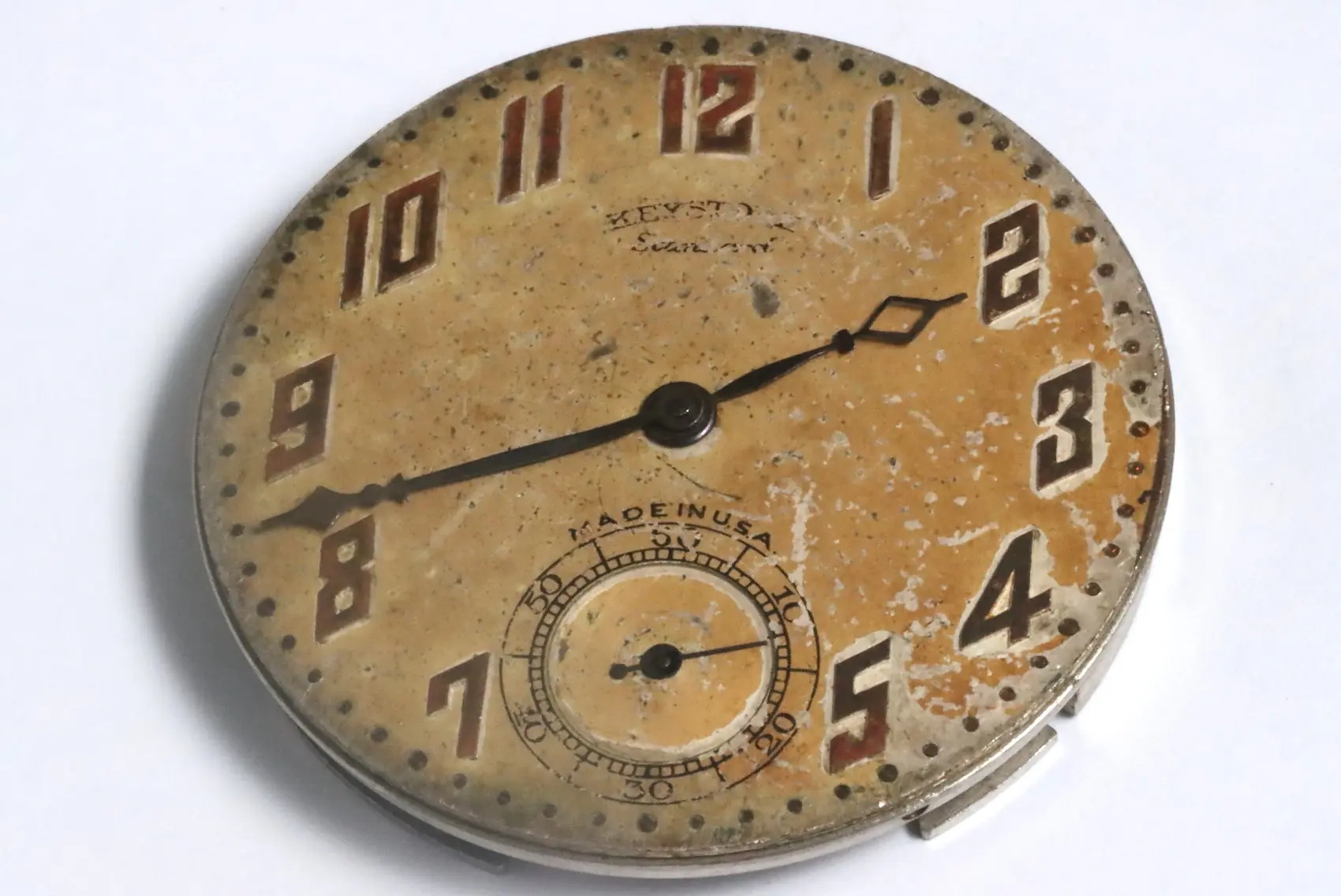 Keystone New York standard 1553 pocket watch movement ...
