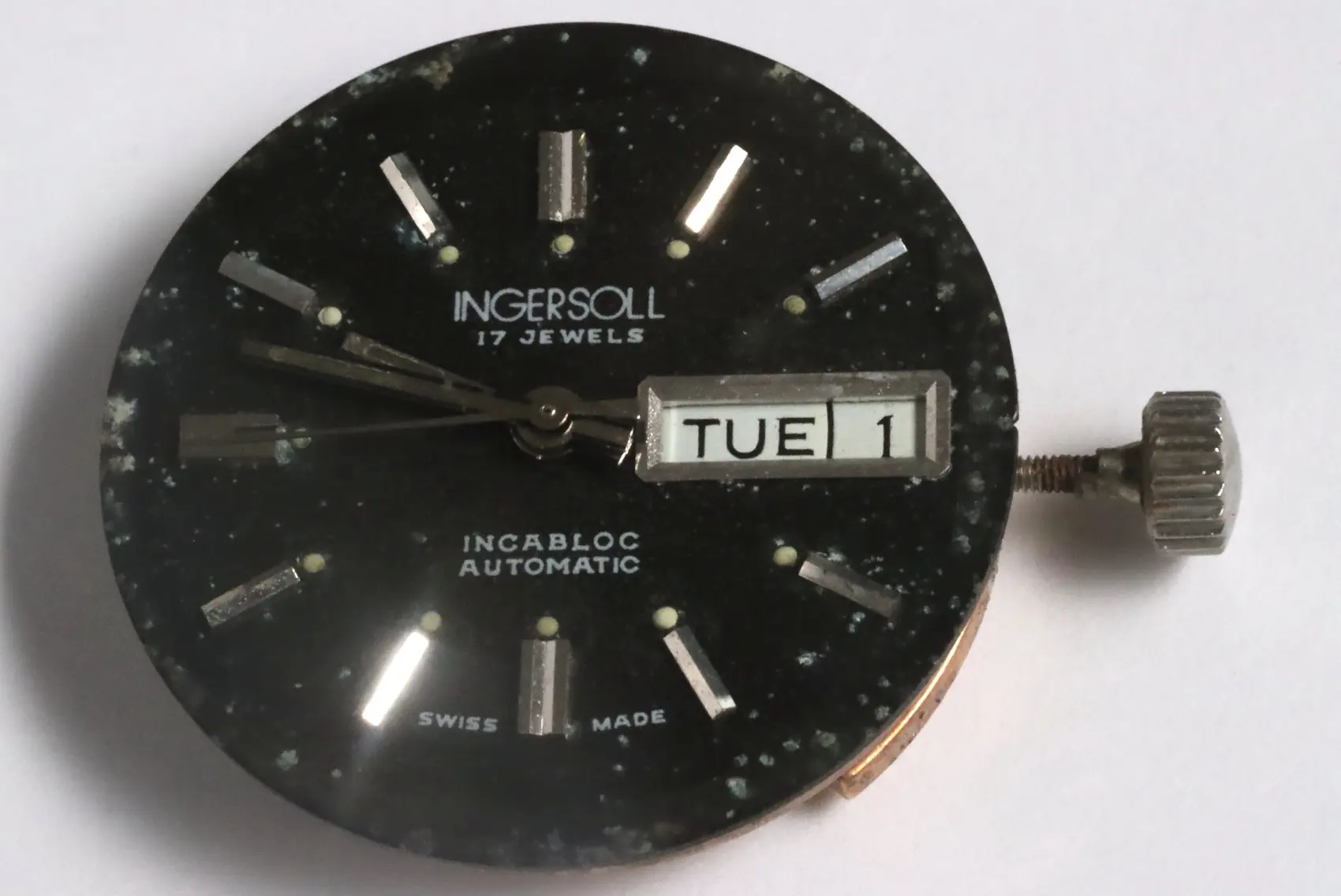 Ingersoll Ronda-matic 1239-21 movement for spares restore ...