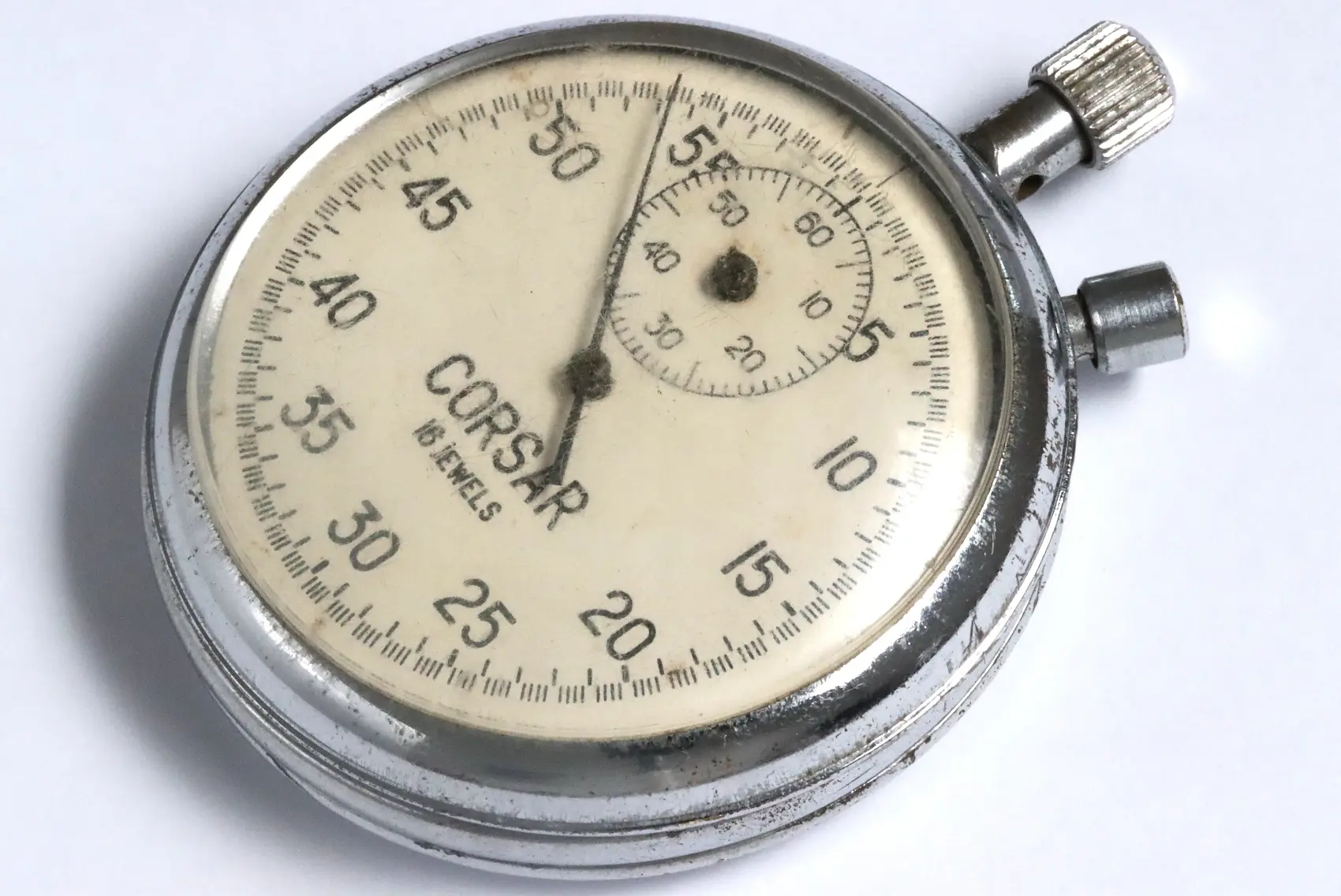 Corsar 16 jewels incomplete Russian stopwatch for spares restore ...