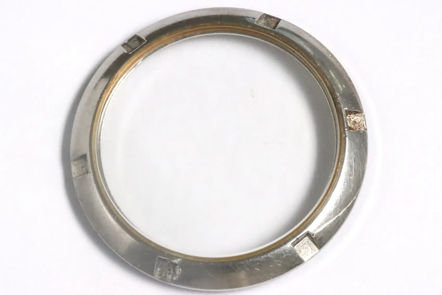 Stainless steel men's crystal screw case back | Speedtimerkollektion