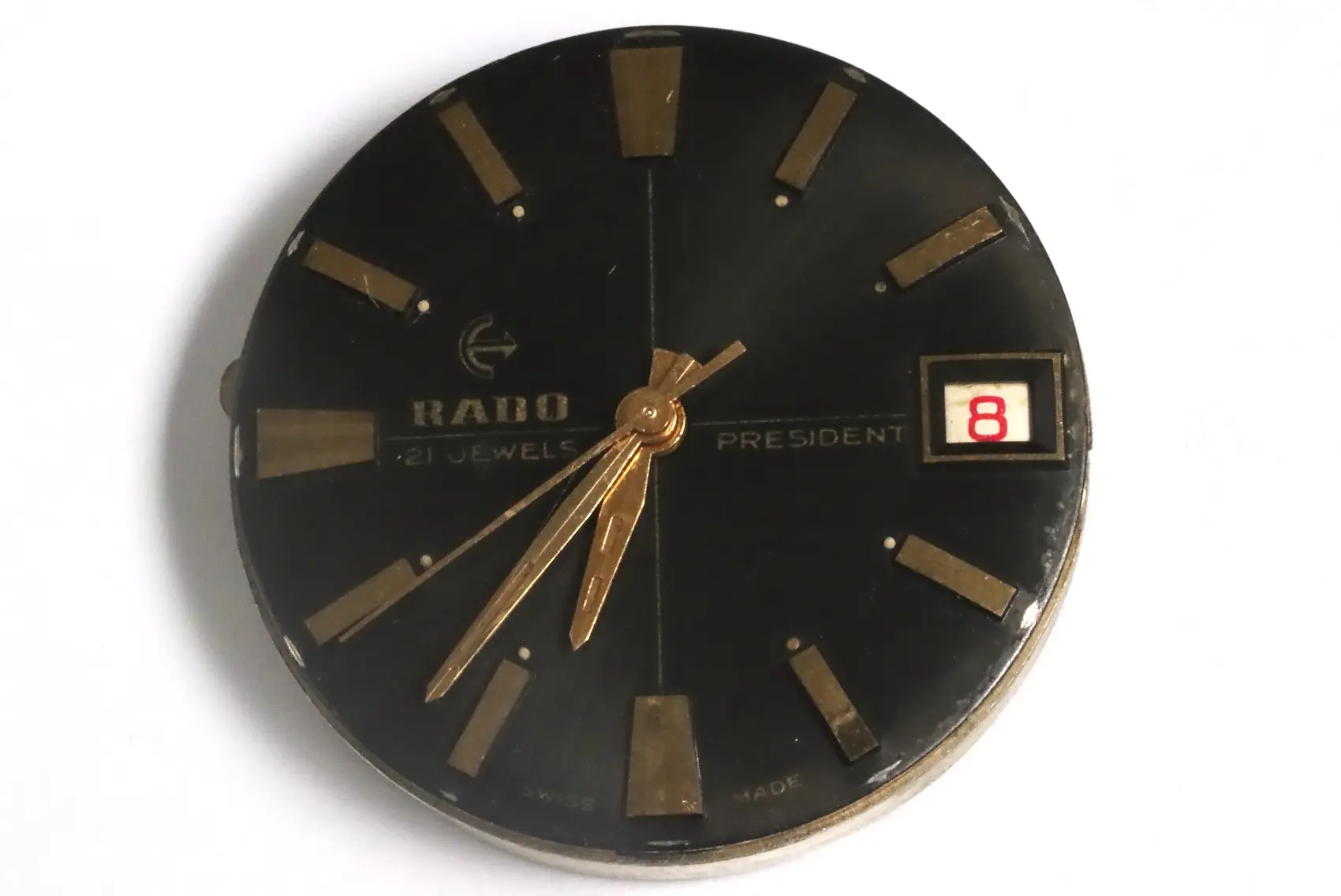 Rado President handwind movement with broken balance wheel ...