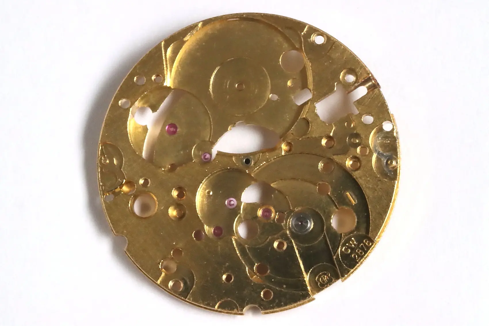 ETA 2878 (17 jewels) movement main plate | Speedtimerkollektion