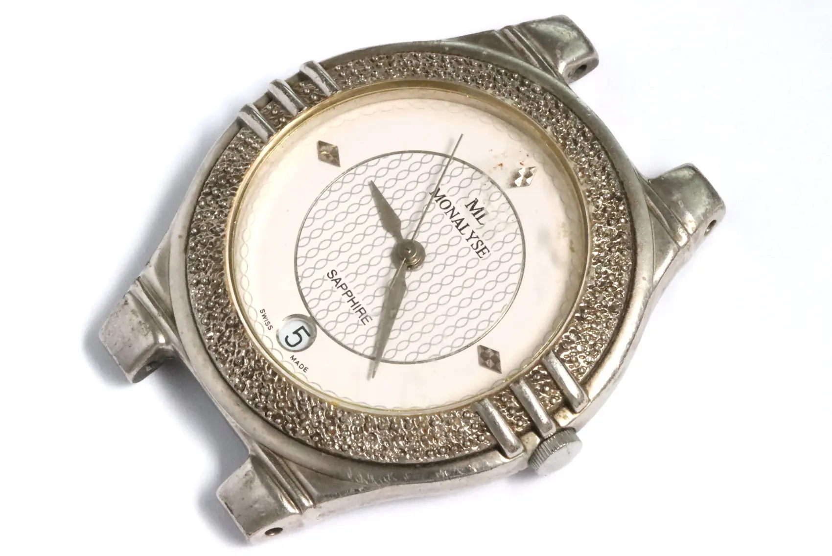 Monalyse 1 jewel Ronda small quartz watch for spares restore ...