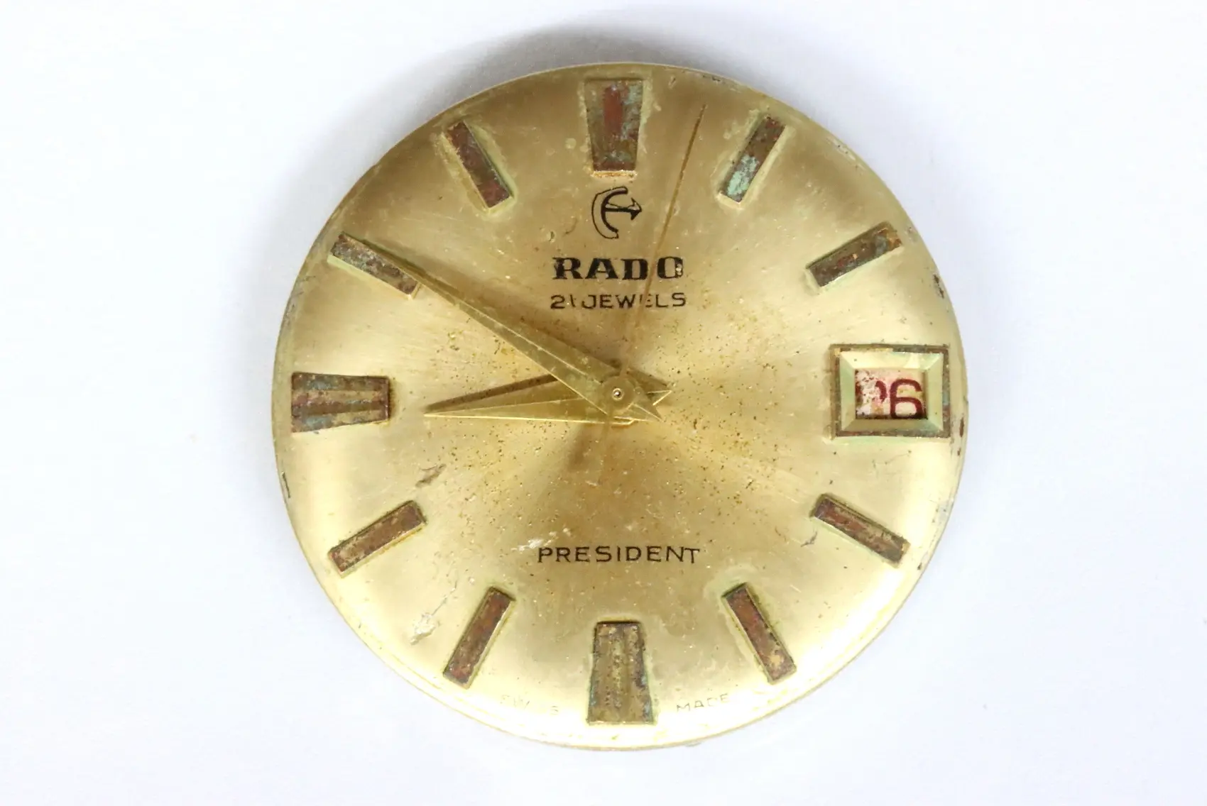 Rado President AS 1702/03 handwind movement for spares restore ...