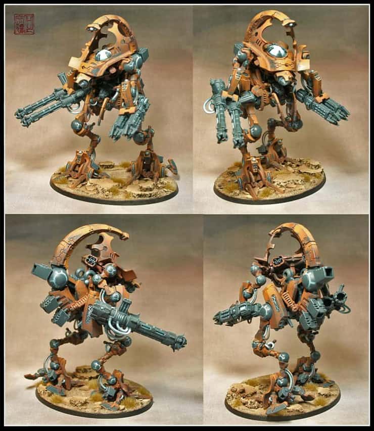 Kitbashed Necron Walker : r/Warhammer40k