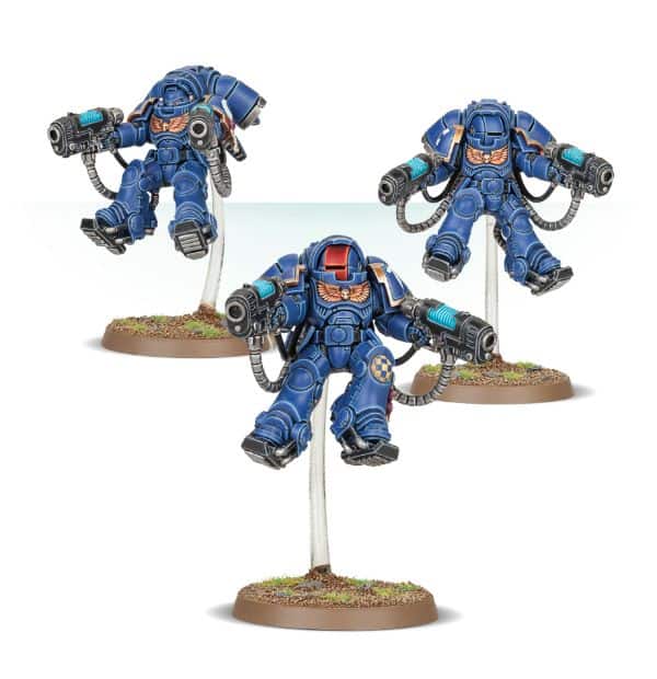40K Miniatures Wh40k Primaris Space Marine Inceptor Squad set of 3 ...