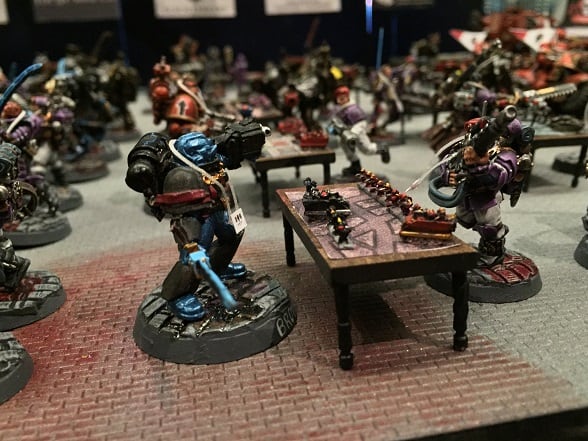 28mm Models Playing 40k: Armies On Parade