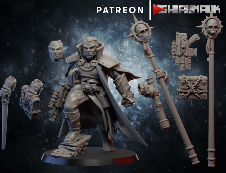 Finished my custom Inquisitor/Psyker/Librarian : r/PrintedWarhammer