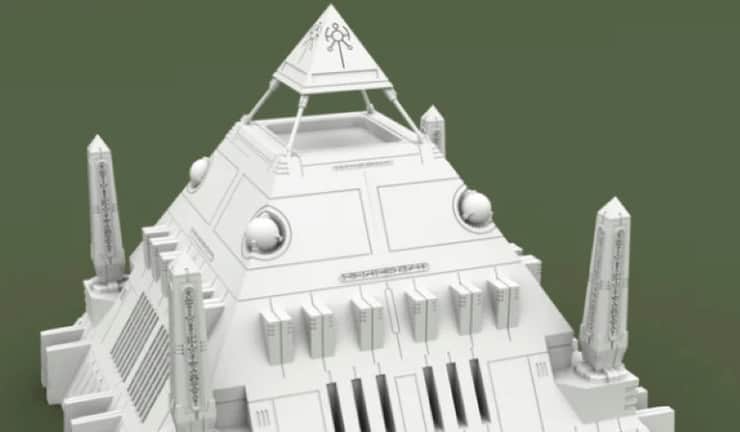 Necron Pyramid Feature