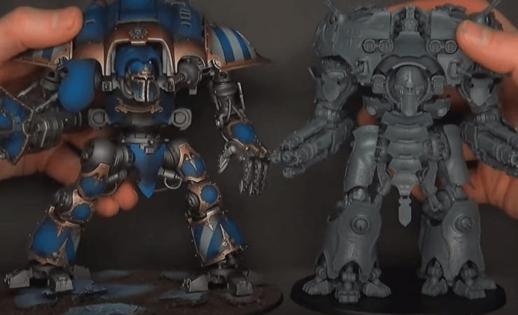 Does a Warlord fist fit on a Warmaster model : r/adeptustitanicus