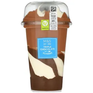 Diet info for M&S Triple Chocolate Sundae - Spoonful