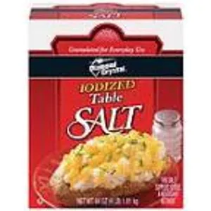 Diet info for Diamond Crystal® Iodized Salt 4 lb. Box - Spoonful