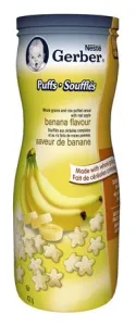 Gerber Puffs Banana Flavour Whole Grains & Rice Cereal Snack ...