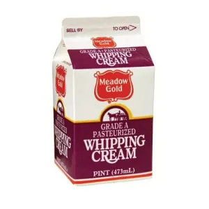 Diet info for Meadow Gold Heavy Whipping Cream - 1pt - Spoonful
