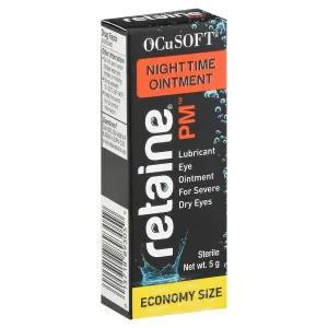 OCuSOFT Retaine PM Eye Ointment, Nighttime, Economy Size Ingredients ...