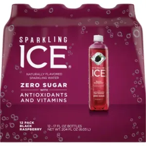 Sparkling Ice Sparkling Water, Black Raspberry, 12 Pack 12 - 17 fl oz ...