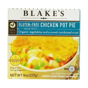 Diet info for Blake's All Natural Foods Gluten Free Chicken Pot Pie, 8 ...