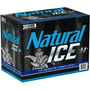 Diet info for Natural Ice Beer, 30 Pack 12 fl. oz. Cans, 5.9% ABV ...