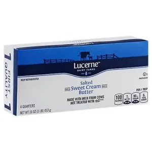Lucerne Dairy Farms Butter Salted Sweet Cream 4 Quarters - 16 Oz ...