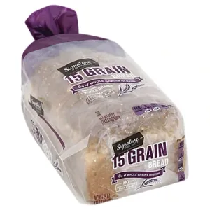 Diet info for Signature SELECT Bread 15 Grain - 24 Oz - Spoonful