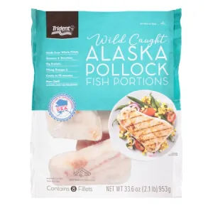 Diet info for Trident Wild Alaskan Pollock Fish Fillets - Spoonful