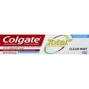 Colgate Total Clean Mint Paste Anticavity Fluoride And Antigingivitis ...